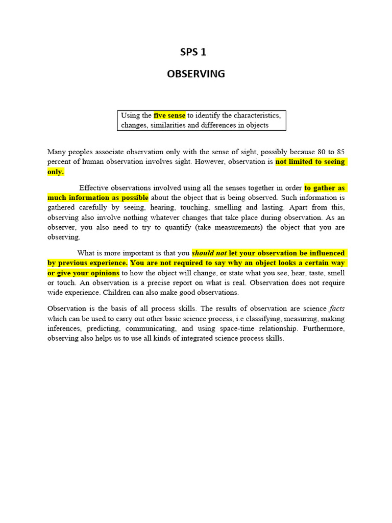 Sciencetific Skills | PDF | Experiment | Hypothesis