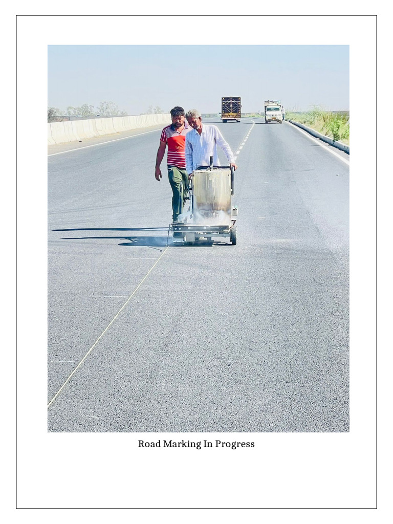 Road Marking In Progress | PDF