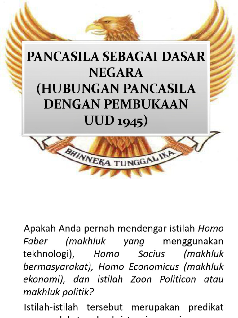 Pancasila SBG Dasar Negara 1 | PDF | Politik | Filsafat Pancasila SBG Dasar Negara 1 | PDF | Politik | Filsafat