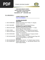 March 20, 2025 Court Cause List | PDF