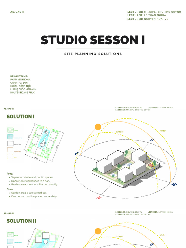 ADCADII - STUDIO SESSON I - Design Team D | PDF