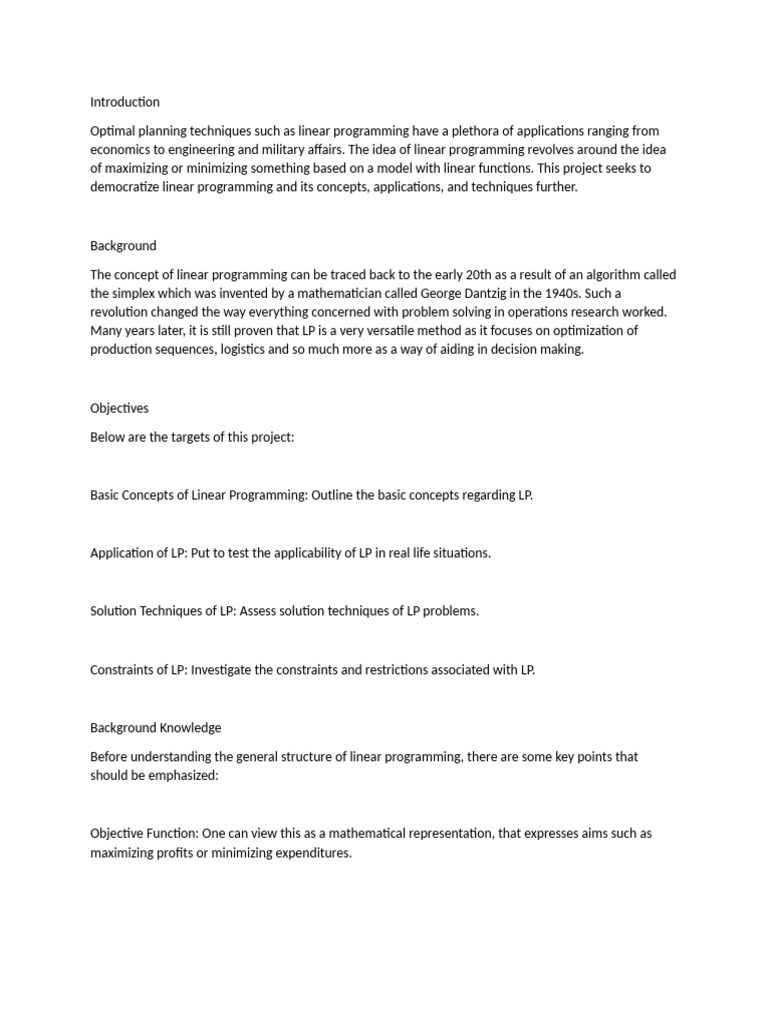 Sample | PDF | Linear Programming | Mathematical Optimization