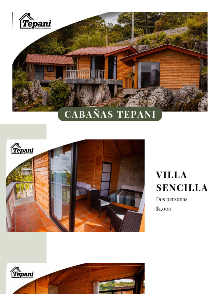 Cabañas TEPANI-1 | PDF