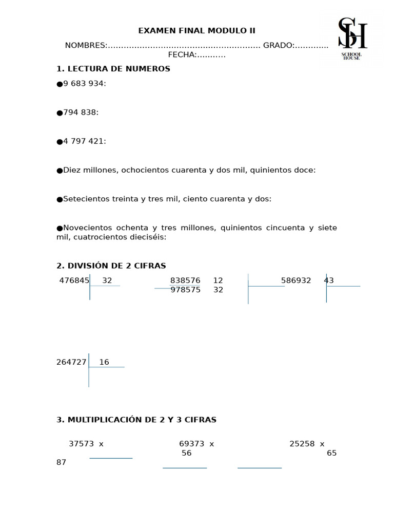 Examen Final Modulo Ii | PDF