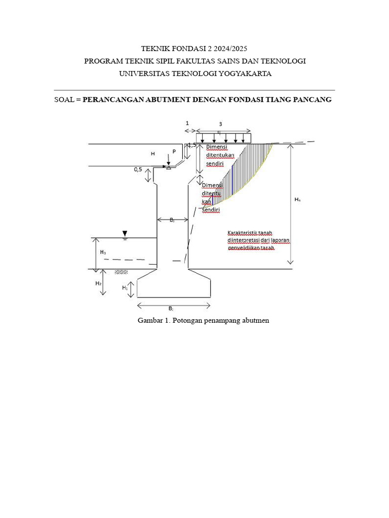 Soal Teknik Fondasi 2 B | PDF | Teknologi & Rekayasa
