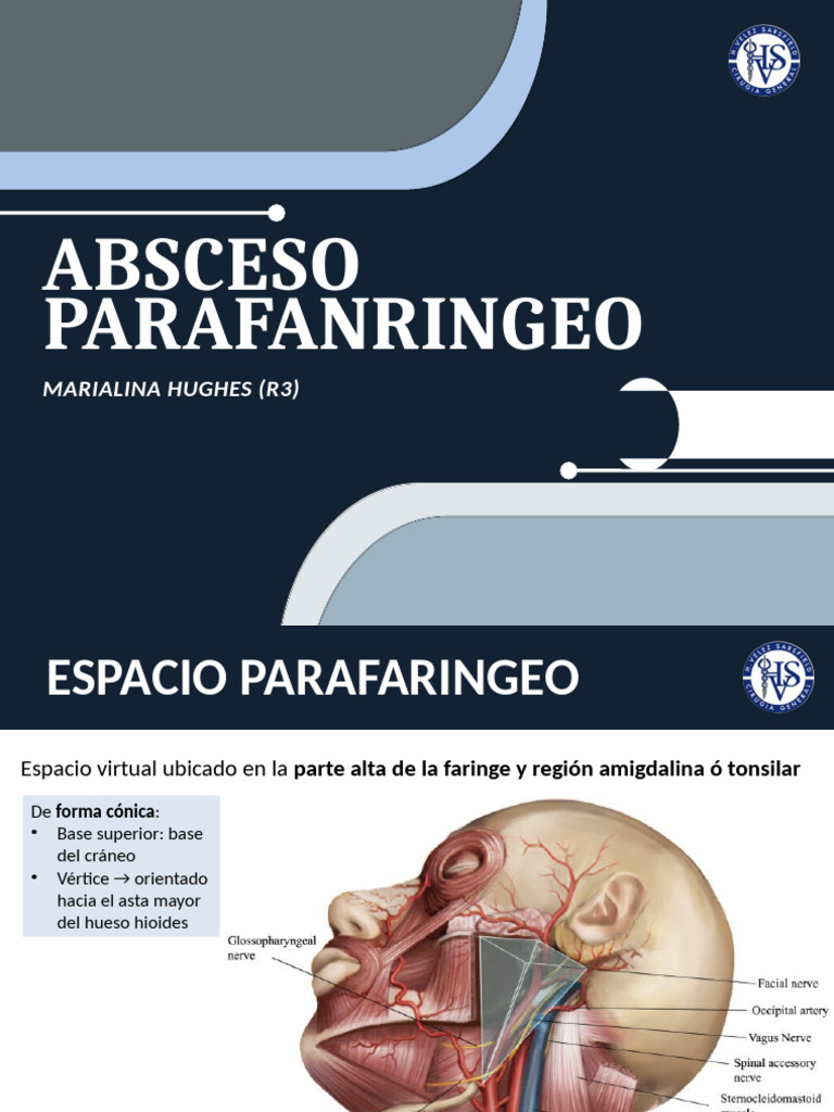 Abceso Parafaríngeo: Diagnóstico y Tratamiento | PDF | Anatomía humana ...