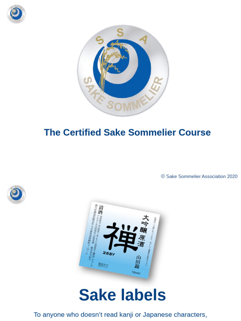 7 - Sake Labels | PDF | Alcoholic Drinks | Rice