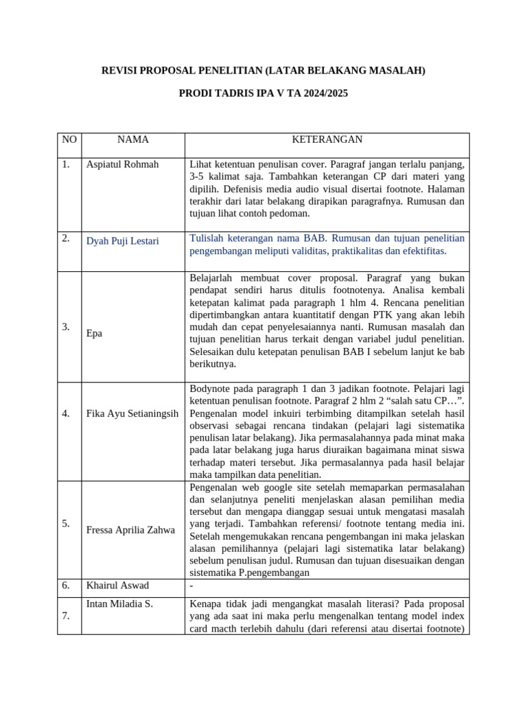 REVISI PROPOSAL PENELITIAN Tahap 2 | PDF