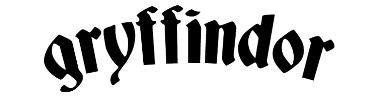 Gryffindor Font | PDF