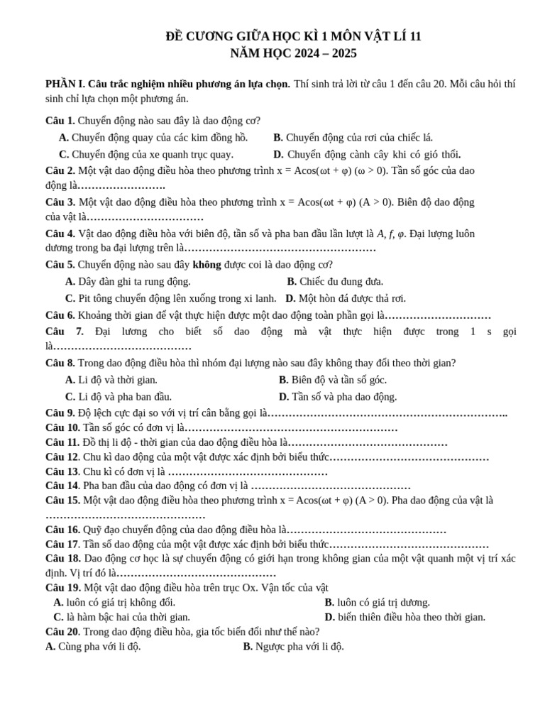 Ly-K11-De Cuong GHK1 (24-25) | PDF