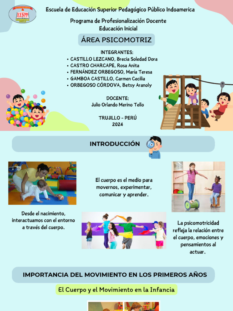 Tarea 3 - Área Psicomotriz | PDF | Cognición