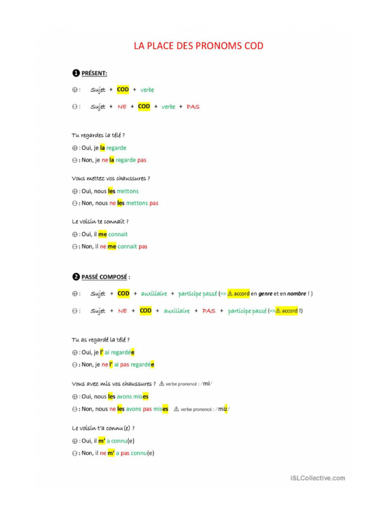 place-des-pronoms-cod-au-present-passe-compose-fut-comprehension-ecrite ...