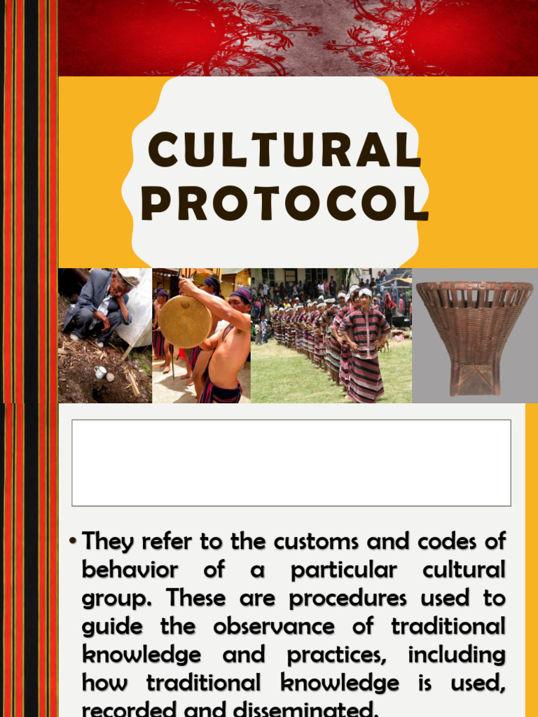 CULTURAL-PROTOCOLS-2 | PDF | Clothing | Fashion