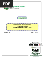 Electrical Technology Grade 10 Power Systems Term 2 - 2024 Final | PDF ...