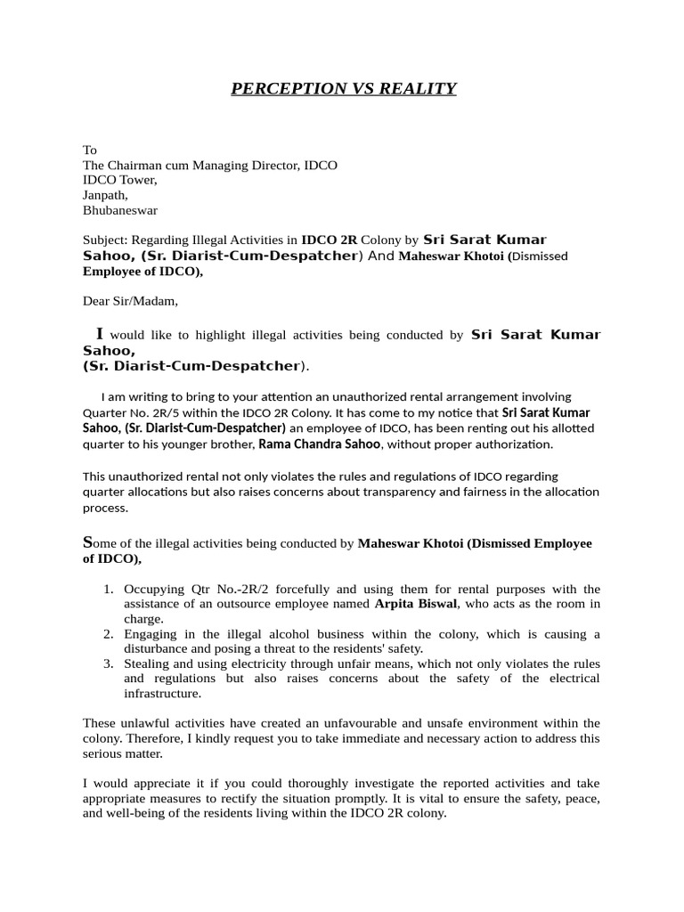 PERCEPTION VS REALITY | PDF | Justice | Crime & Violence