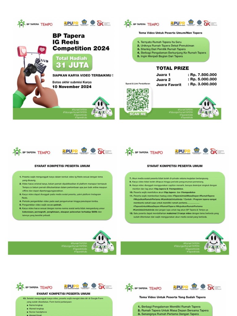 IG Reels Competition - Bersama Tempo | PDF