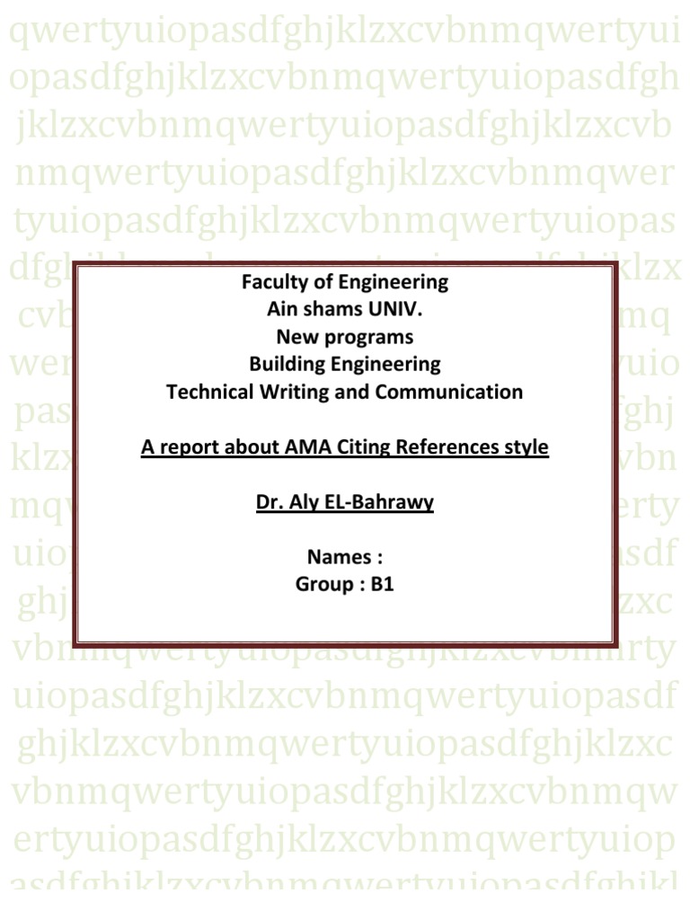 AMA Citation Style | PDF | Citation | Pharmaceutical Drug