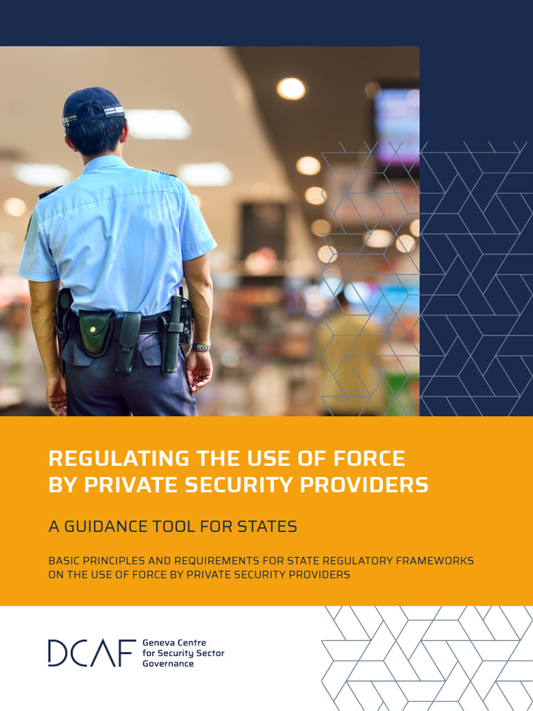 DCAF_Toolkit_Use of Force | PDF | Governance | Use Of Force