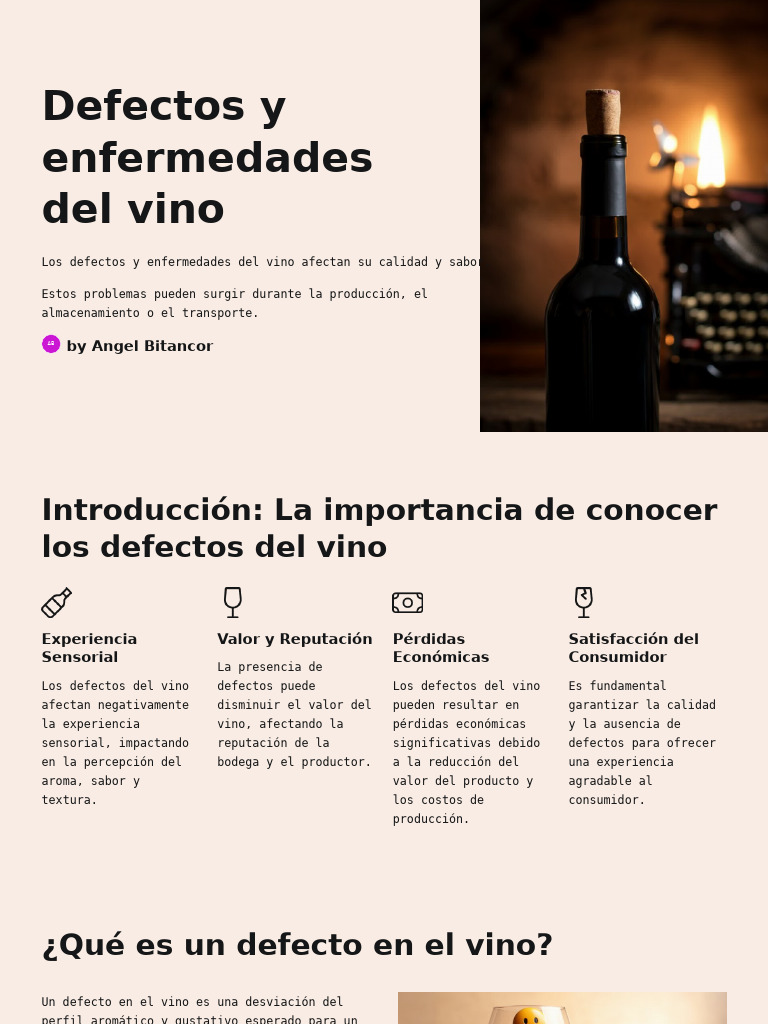 Defectos y Enfermedades Del Vino | PDF | Vino | Ácido acético