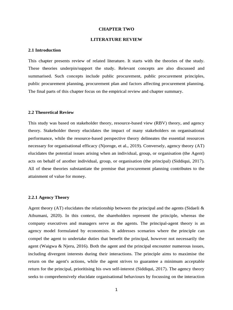 CHAPTER TWO | PDF | Procurement | Supply Chain