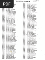 Transistor Equivalence Table | PDF | Semiconductor Devices | Semiconductors