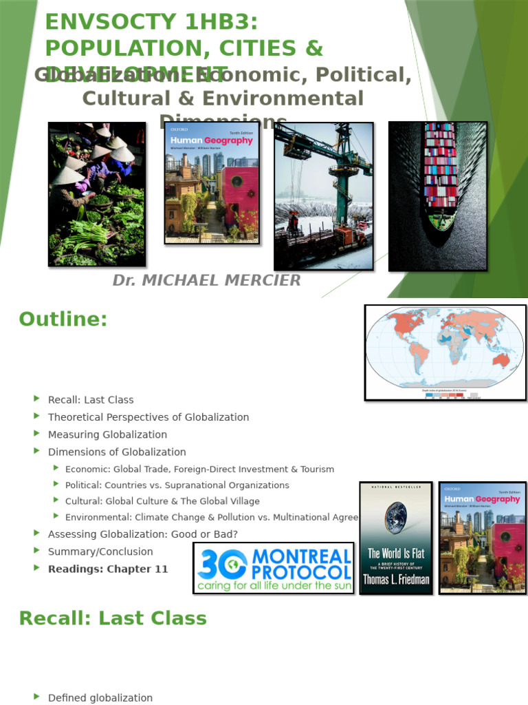 ENVSOCTY 1HB3 C02 - 2023-24-Fall - Lec 20 - Globalization II ...