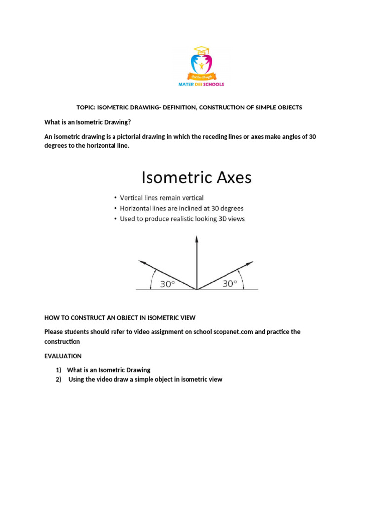 Isometric Drawing | PDF