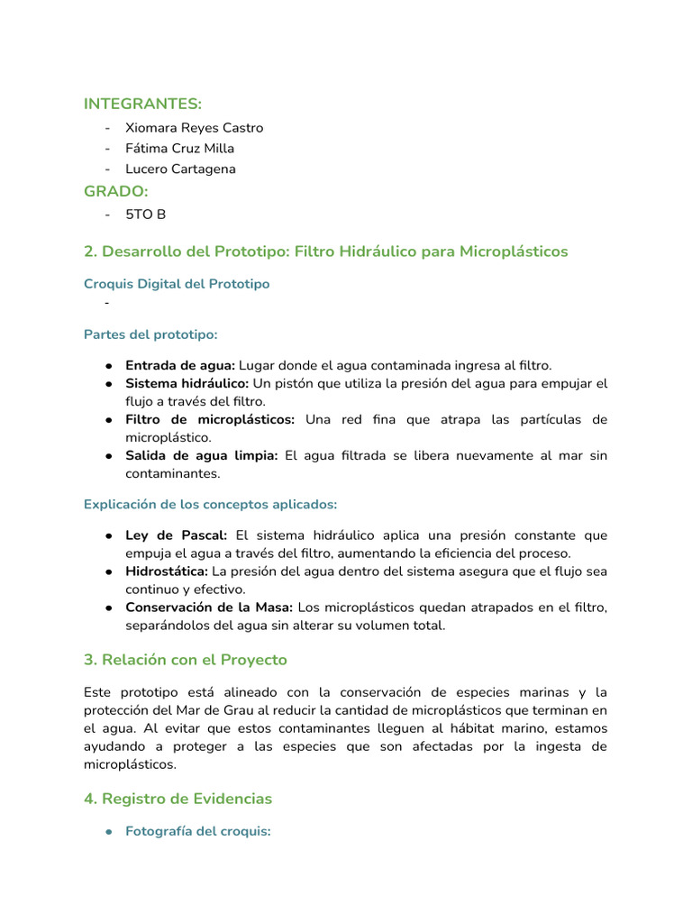Filtro Hidráulico para Microplásticos | PDF | Filtración | Agua