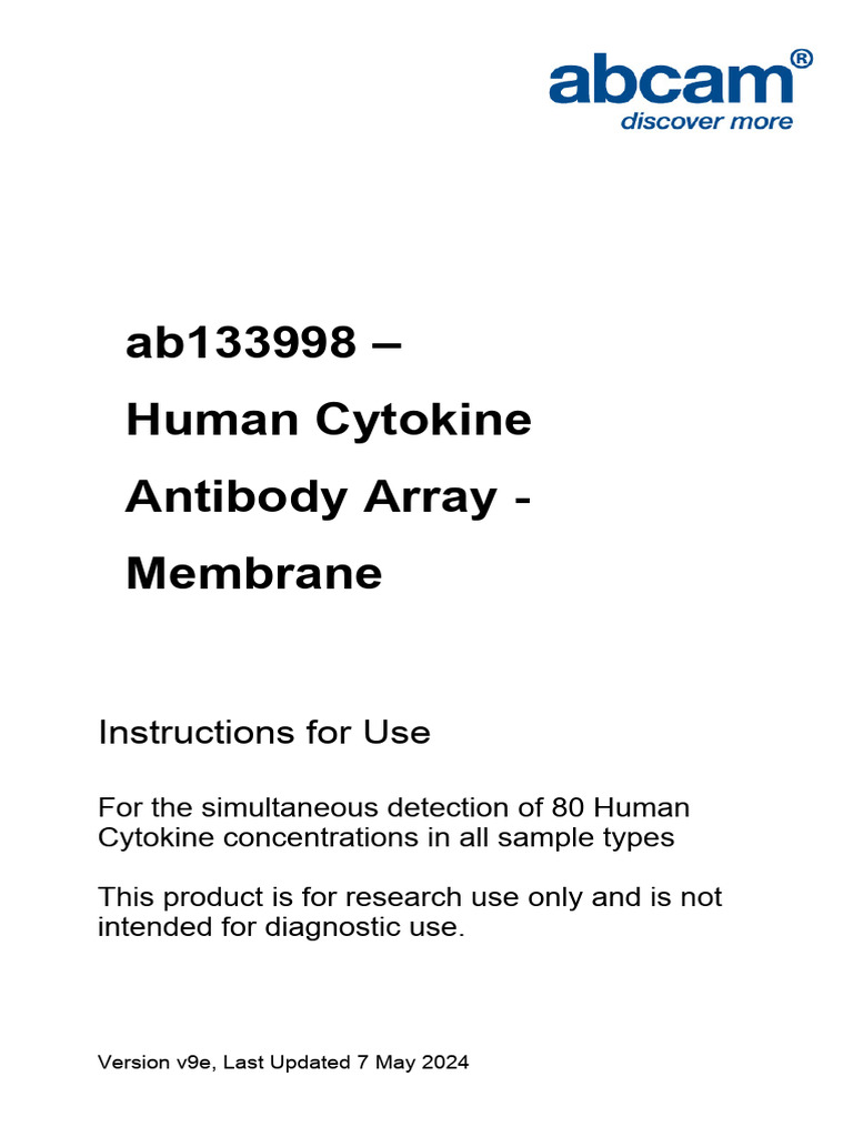 Cytokine-Array-Human-Cytokine-Antibody-Array-Membrane-80-Targets-protocol-book-v9e-ab133998 ...