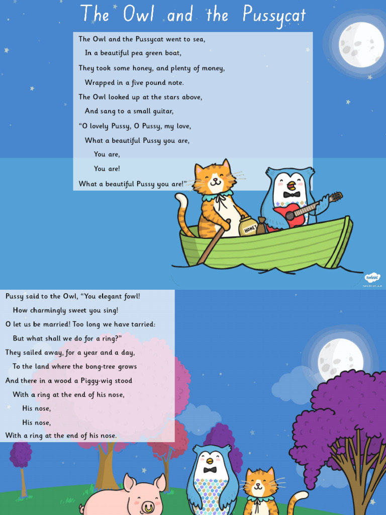 T T 13549 The Owl and The Pussycat Powerpoint | PDF