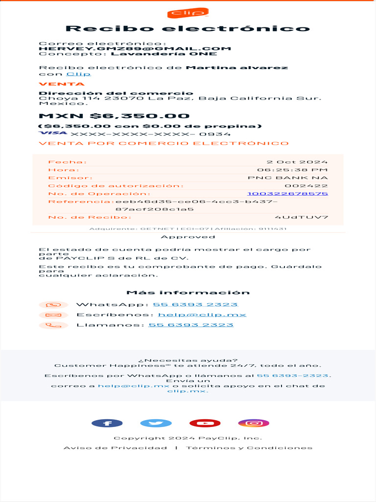 ClipMx - Payment Request 3 | PDF | Negocios | Finanzas y dinero