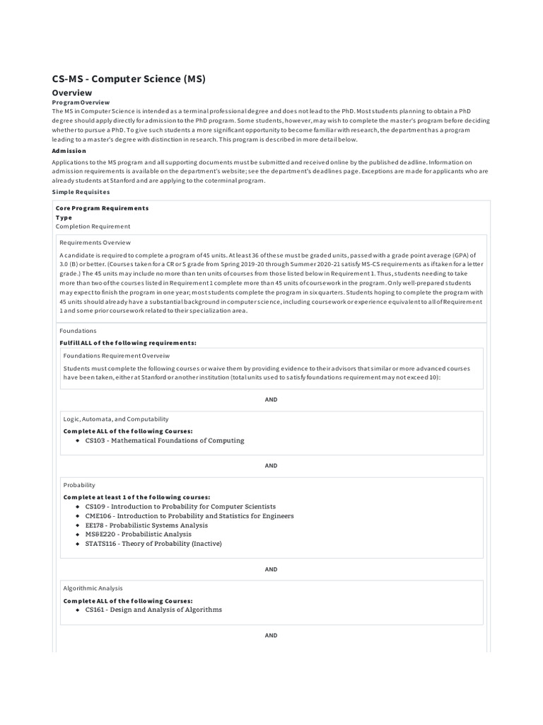 program-CS-MS | PDF | Machine Learning | Artificial Intelligence