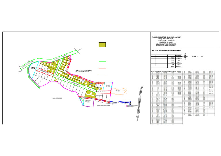 A2 Yendada Road Layout 21.30 | PDF