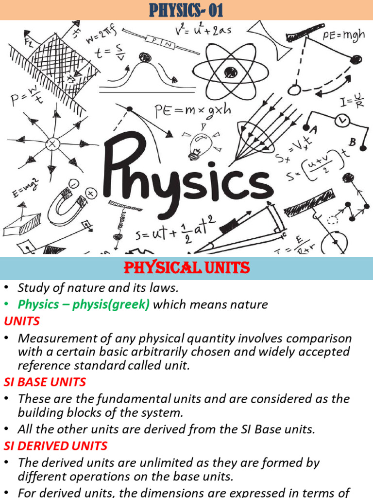 Physics 01 | PDF