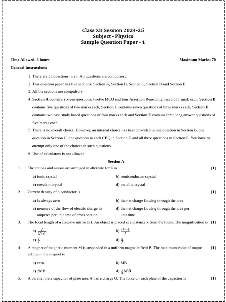 Set-1-Physics | PDF | Microwave | P–N Junction