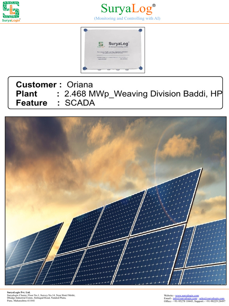 Revised SLD 2.4MWp Baddi | PDF | Equipment | Computer Networking