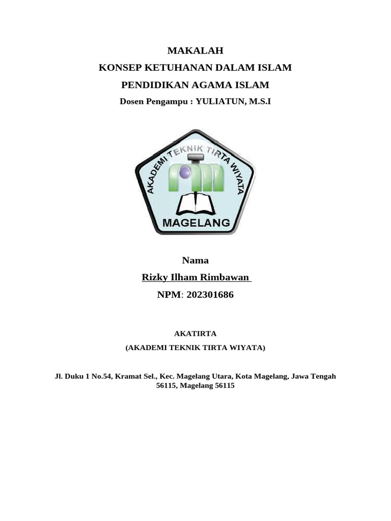 Makalah PAI 4 | PDF