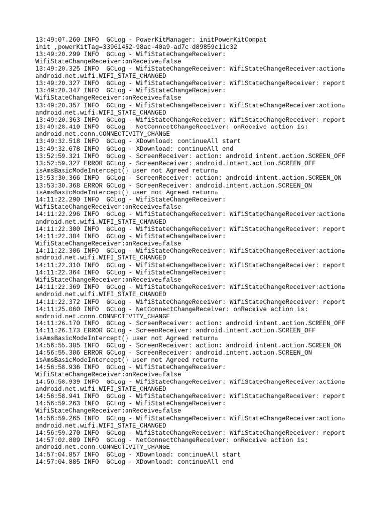 Android Connectivity Log Analysis | PDF