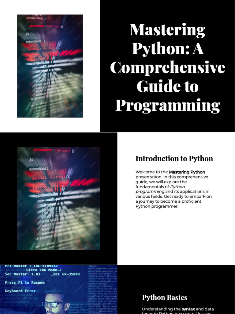 Wepik Mastering Python A Comprehensive Guide To Programming 20231107101954u1qs Pdf Python 