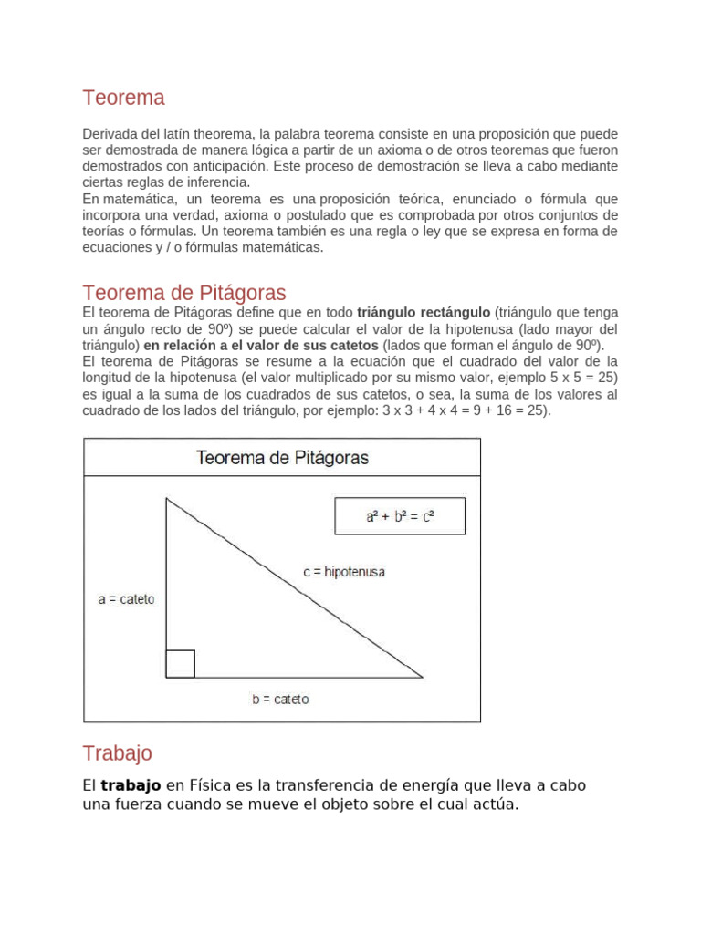 Teorema | PDF | Teorema | Triángulo
