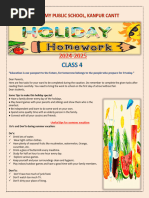 Holiday Homework UKG | PDF