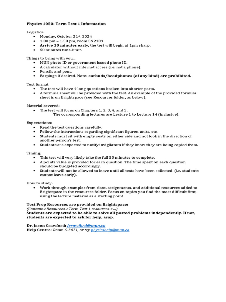 Term_Test_1-information | PDF