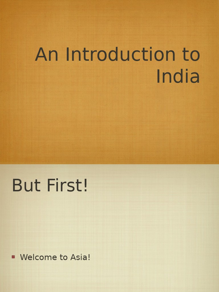Intro To South India | PDF