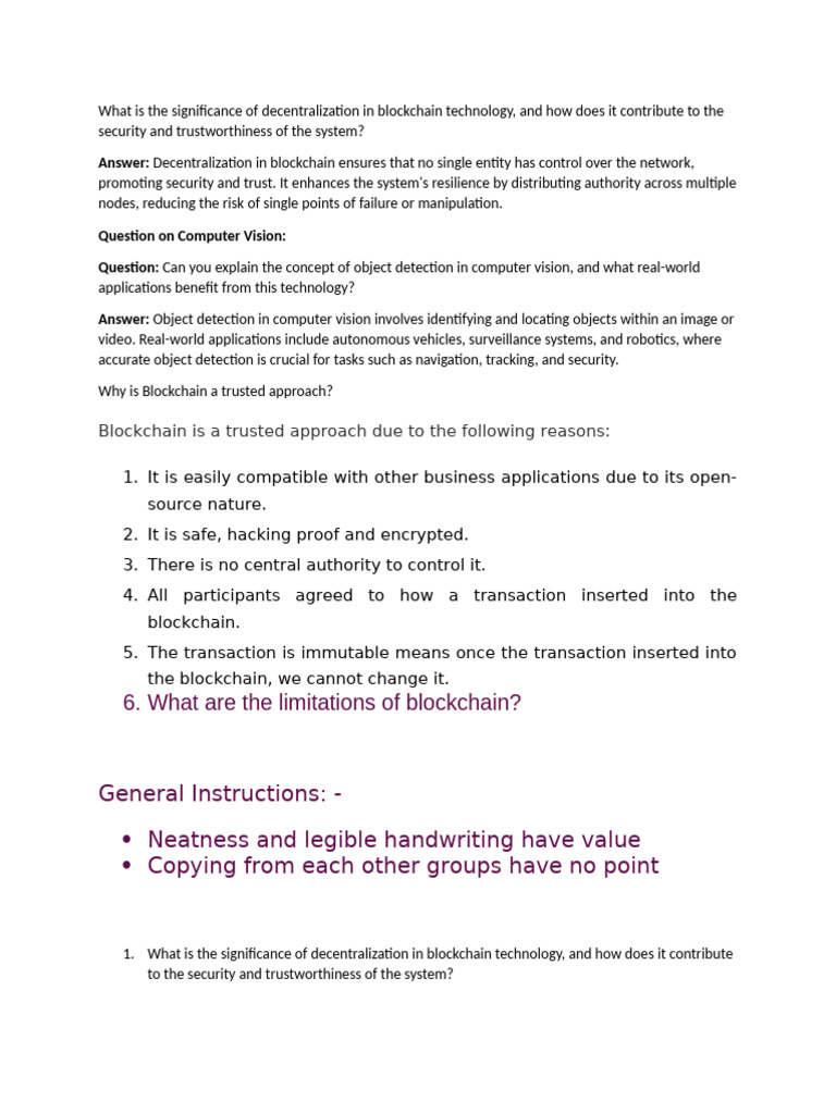 What Is The Significance Of Decentralization In Blockchain Technology Pdf