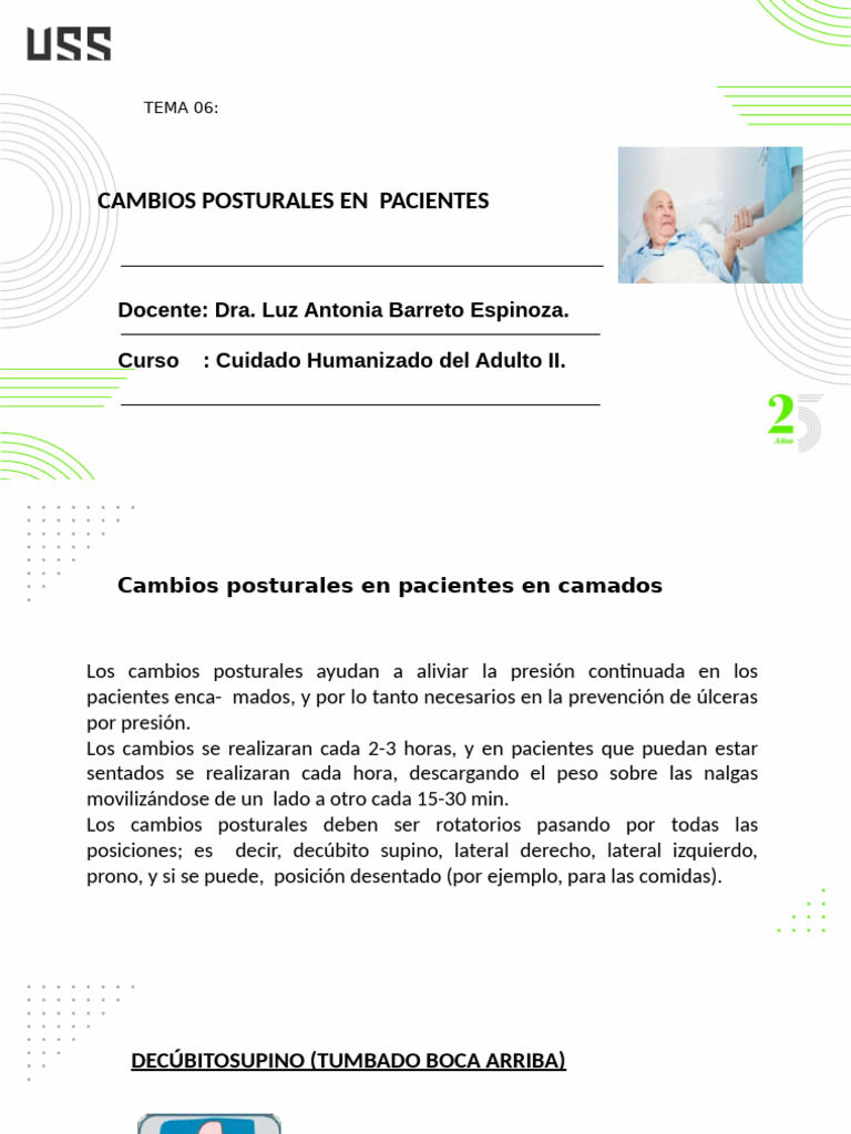 Cambios Posturales | PDF | Almohada