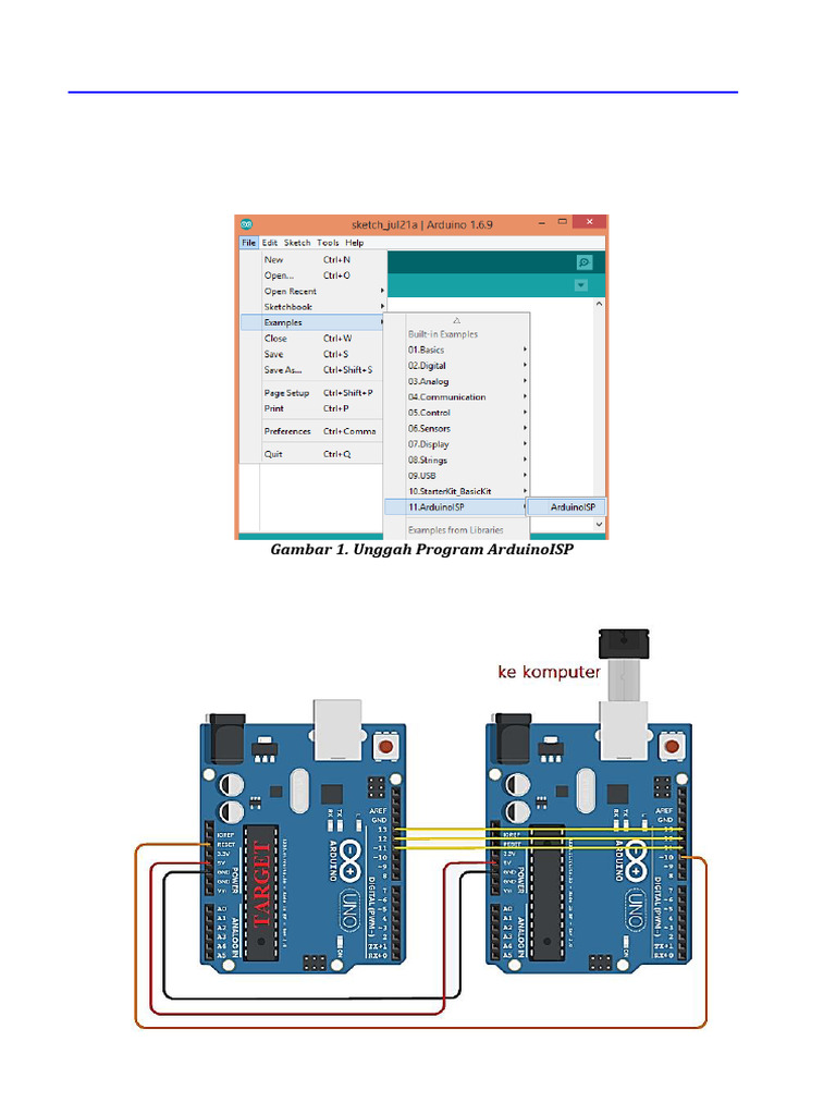 Mengisi Bootloader Pada Arduino Dg Dua Buah Arduino Uno Pdf