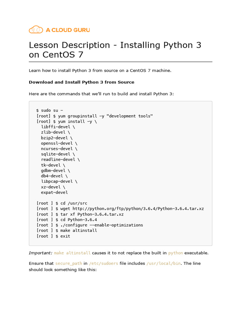 Lesson Description | PDF