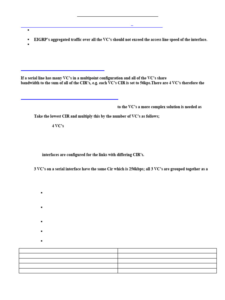 E Configuring Bandwidth With Eigrp Advanced Pdf Computer Network Network Topology