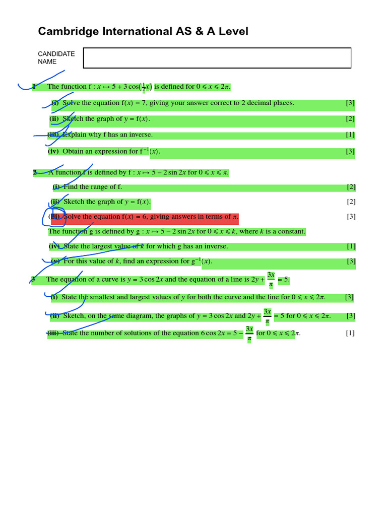 Trigno PDF | PDF | Function (Mathematics) | Trigonometric Functions