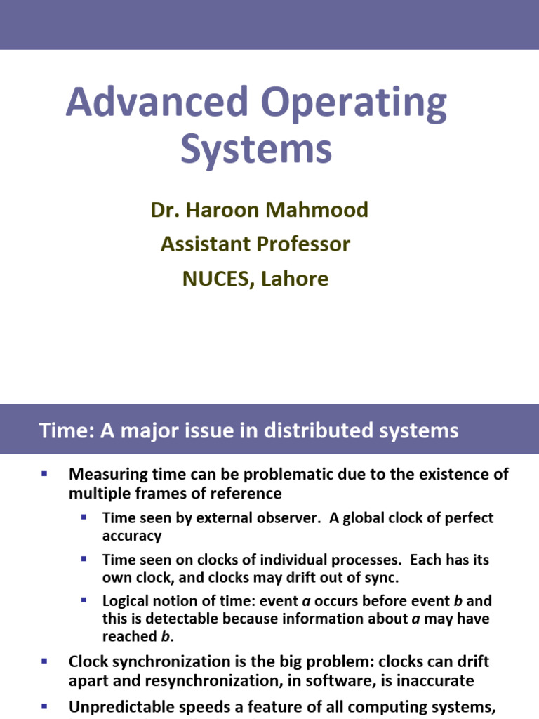 Logical Clocks And Consensus Algorithms Pdf Computer Engineering Computing